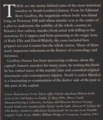 North London Murders by Geoffrey Howse | Waterstones