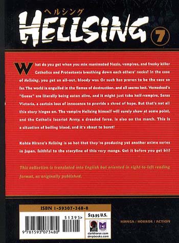 Hellsing Volume 7 by Dark Horse, Kohta Hirano | Waterstones