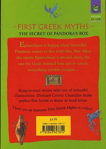 First Greek Myths: The Secret Of Pandora's Box by Saviour Pirotta, Jan ...