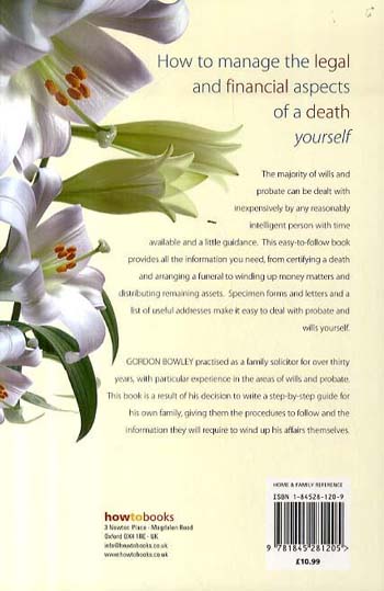 How to Deal with Death and Probate by Gordon Bowley | Waterstones