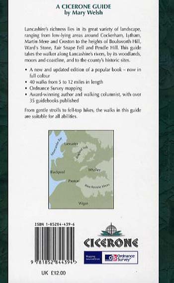 Walking in Lancashire by Mary Welsh | Waterstones