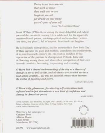 Selected Poems: Frank O'Hara by Frank O'Hara | Waterstones