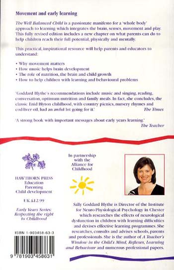 The Well Balanced Child by Sally Goddard Blythe | Waterstones