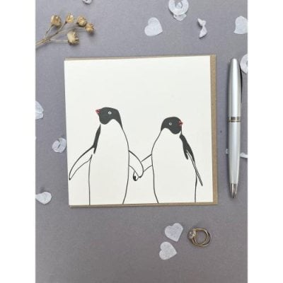 Penguins Greeting Card | Waterstones