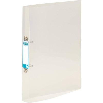 Elba Snap Frosted Ring Binder A4 Clear | Waterstones