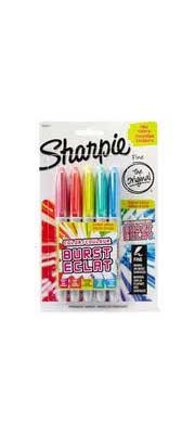 Sharpie Finecolour Burst Permanent Markers (Pack Of 5) | Waterstones