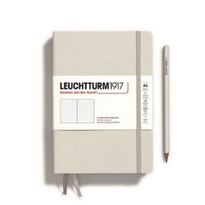 Light Grey Medium Dotted Notebook | Waterstones