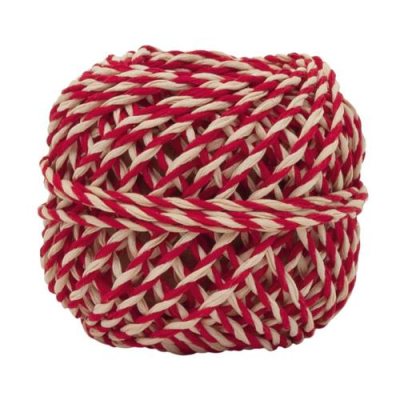 Twisted Cord Red And White Ball 10M | Waterstones