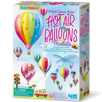 Kidzmaker - Paint Your Own Hot Air Balloons Mobile | Waterstones