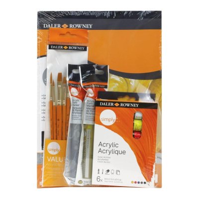 Simply A4 Acrylic Bundle 14Pcs | Waterstones