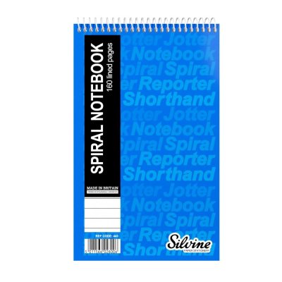 Silvine Reporter's Spiral Shorthand Notebook 8X5 | Waterstones