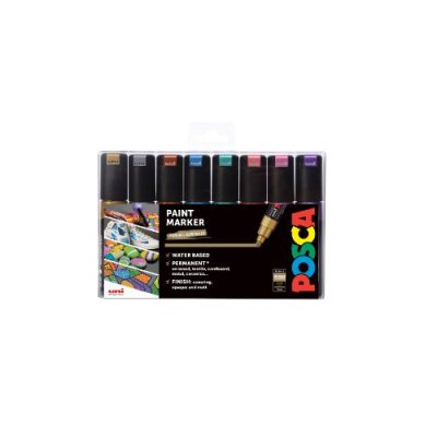 Posca Metallic Colours Pens Set Of 8 | Waterstones