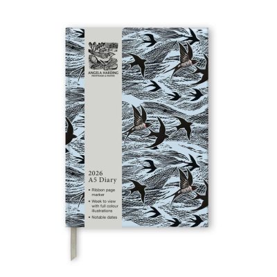 Angela Harding Swallows Desk Week to View Diary 2026 | Waterstones