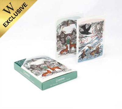 Angela Harding Christmas Woodland Charity Box X16 | Waterstones