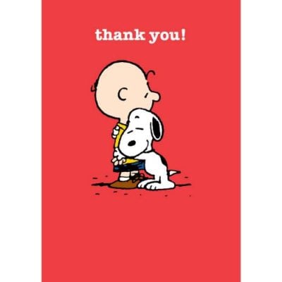 Snoopy Thank You | Waterstones