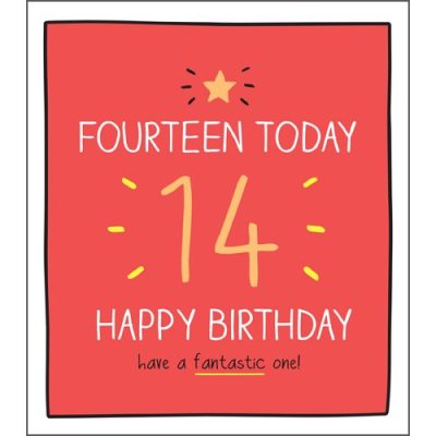 14 Happy Birthday Fourteen Today | Waterstones