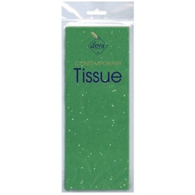 Sparkle Green Tissue Paper | Waterstones