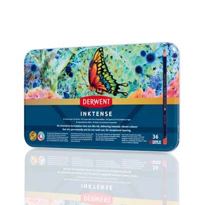 Derwent Inktense Pencil Tin Set Of 36 | Waterstones