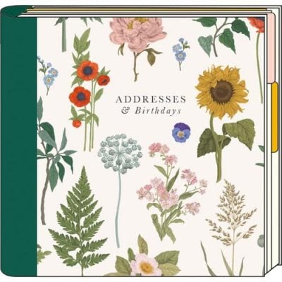 Sunflower Floral Address & Birthday Book | Waterstones