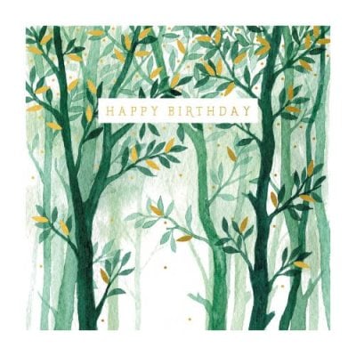 Happy Birthday Trees Greeting Card | Waterstones