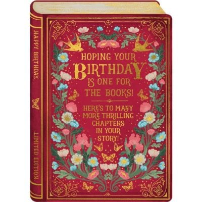Birthday One For The Books Greeting Card | Waterstones