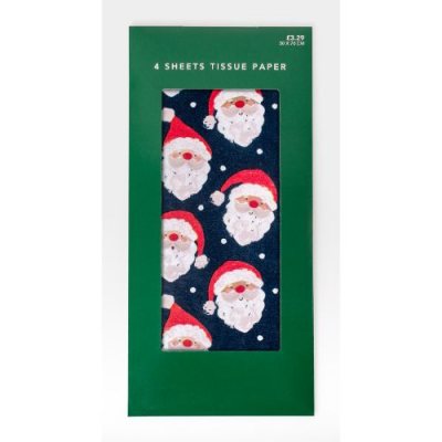 Santa Faces Tissue Paper | Waterstones