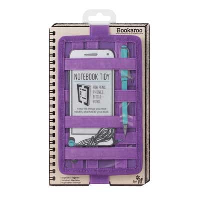 Bookaroo Notebook Tidy - Purple | Waterstones