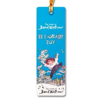 David Walliams Billionaire Boy Bookmark | Waterstones