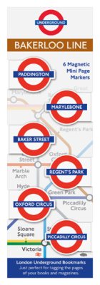 London Underground Mini-Marks- Bakerloo | Waterstones