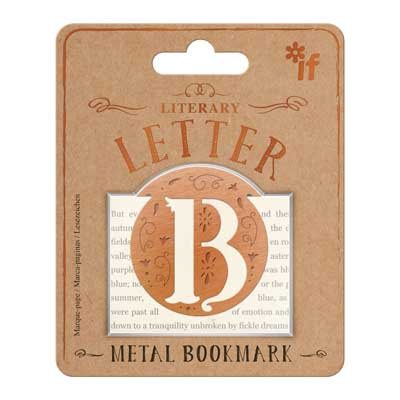 Literary Letter Bookmark - Letter B | Waterstones