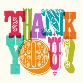 Thank You Type Set | Waterstones