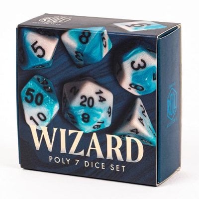 Wizard 7 Polyhedral Dice Set | Waterstones