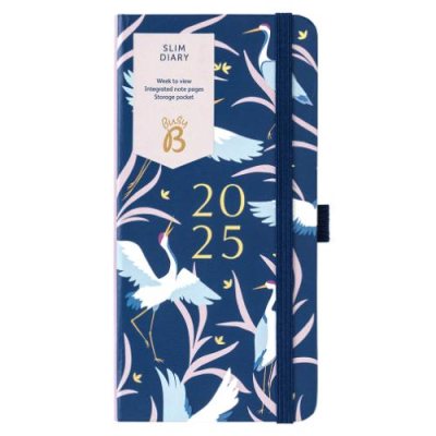 Busy B Cranes Slim Diary 2025 | Waterstones