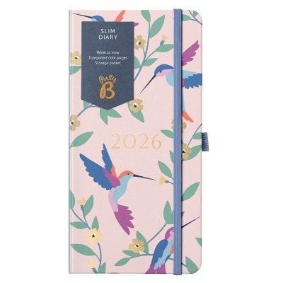 Busy B Hummingbirds Slim Diary 2026 | Waterstones