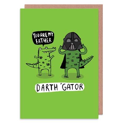 Darth Gator Father's Day Card | Waterstones
