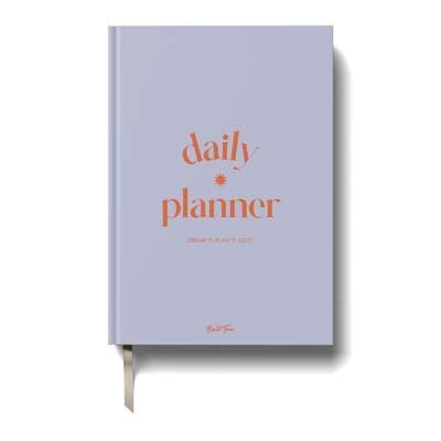 Purple A5 Hardback Daily Planner | Waterstones