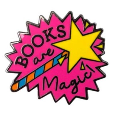 Books Are Magic Pin Badge | Waterstones