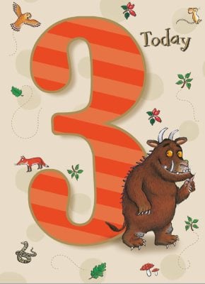 Gruffalo Age 3 Cream | Waterstones