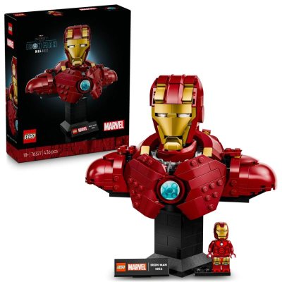 Brick Build Ironman Bust | Waterstones