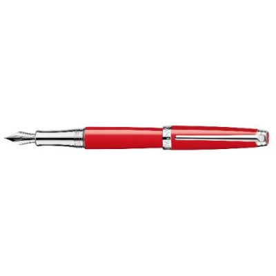 Caran D'ache Leman Scarlet Red Fountain Pen Medium Nib | Waterstones