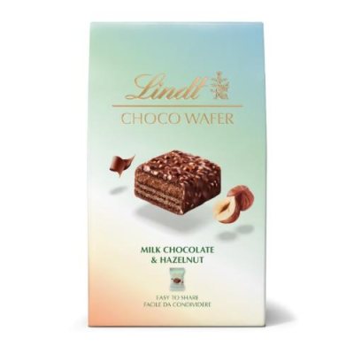 Lindt Choco Wafer Milk Hazelnut 135G | Waterstones