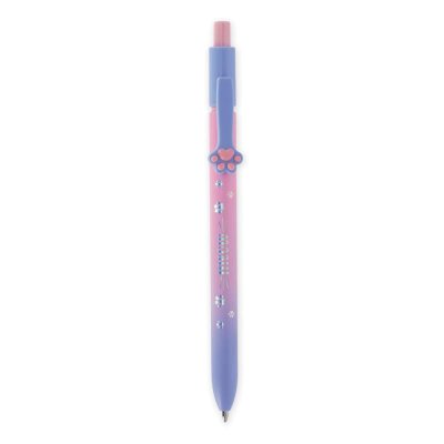 Pink Meow Pallpoint Pen Blue Ink | Waterstones