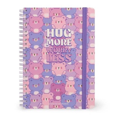 Teddy Bear Lined Spiral Notebook Large | Waterstones