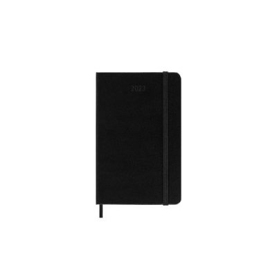 Black Pocket Daily Hard 12M Diary 2023 | Waterstones