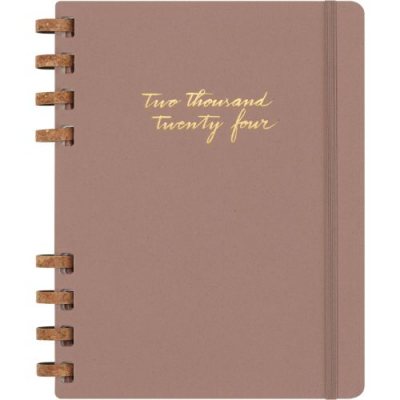 12M Spiral Planner Xl Crush Almond | Waterstones