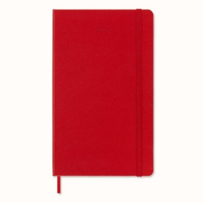 Red Large Daily Hard 12M Diary 2024 | Waterstones
