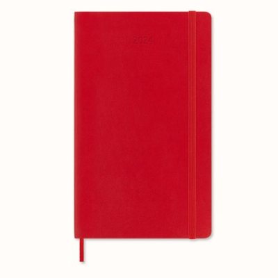 Red Large Wkly Soft 12M Diary 2024 | Waterstones