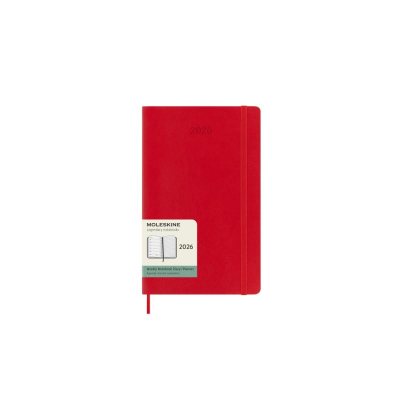 Red Large Weekly Soft 12M Diary 2026 | Waterstones