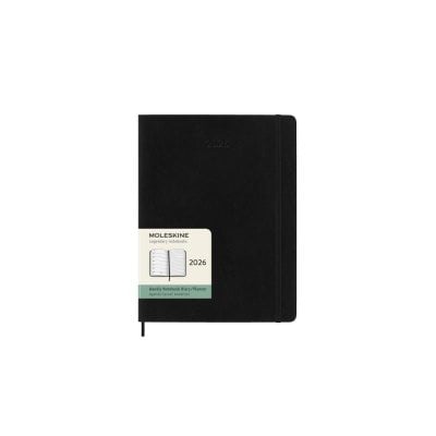 Black Xl Weekly Soft 12M Diary 2026 | Waterstones