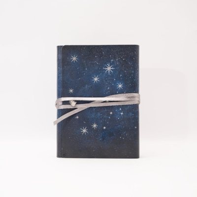 A5 Leather Printed Journal-Constellation | Waterstones